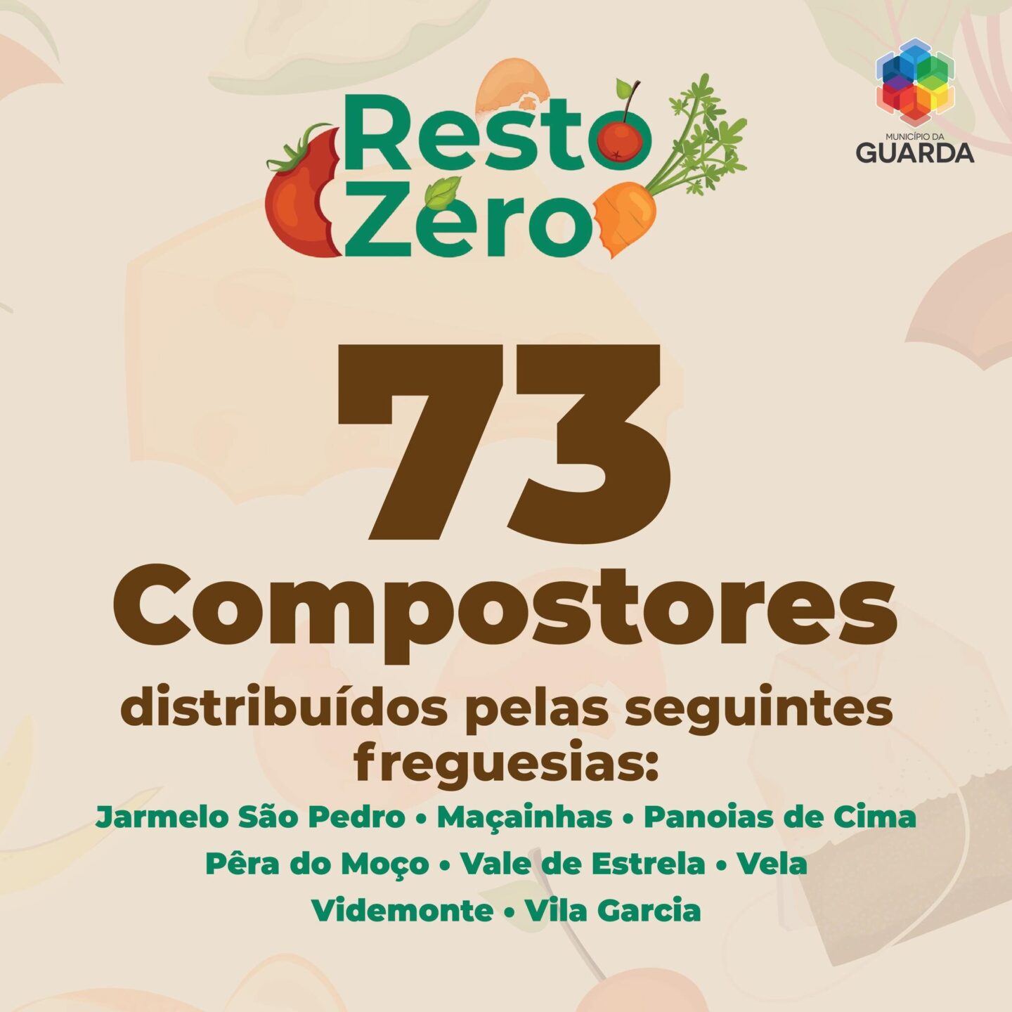 Projeto Resto Zero já distribuiu 73 compostores pelas freguesias da Guarda